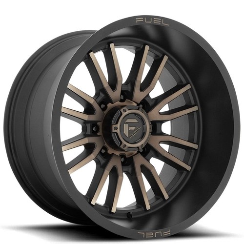 20x9" Fuel Wheels D762 Clash 8 Matte Black with Dark Tint Off-Road (5 ...