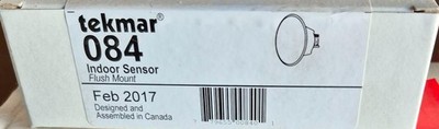 Tekmar 084 flush mount indoor sensor | eBay