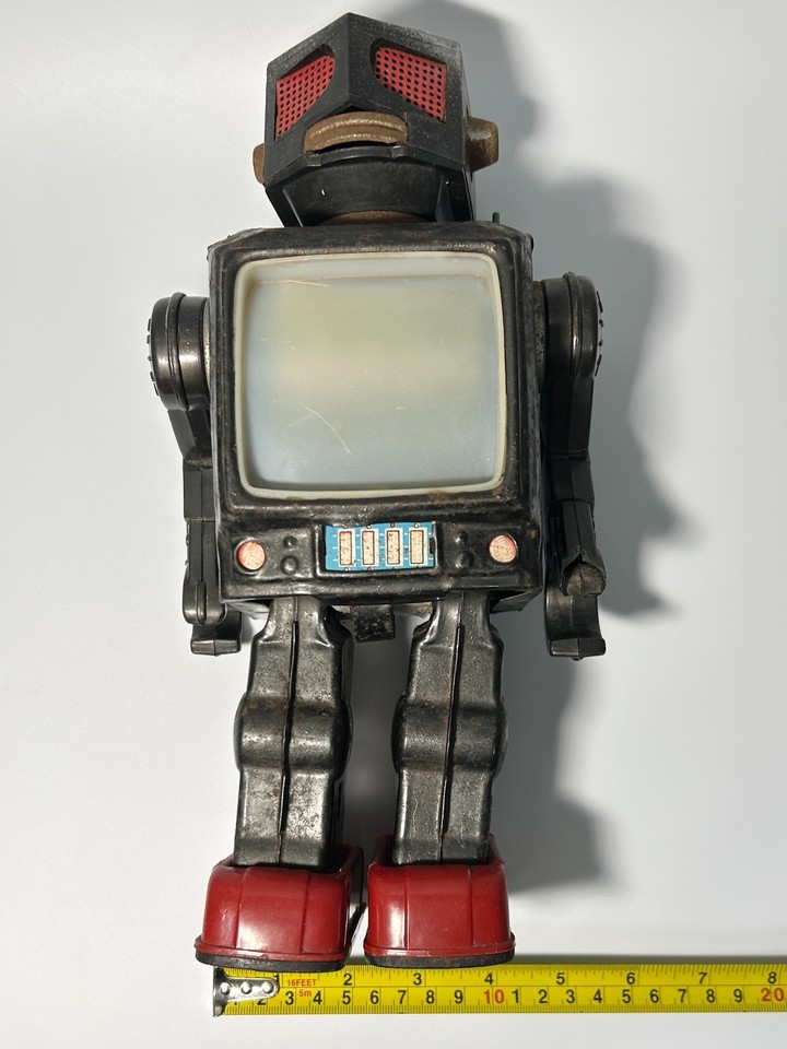 Vintage Horikawa Apollo TV Robot Tin Toy Japan Junk Not Working | eBay