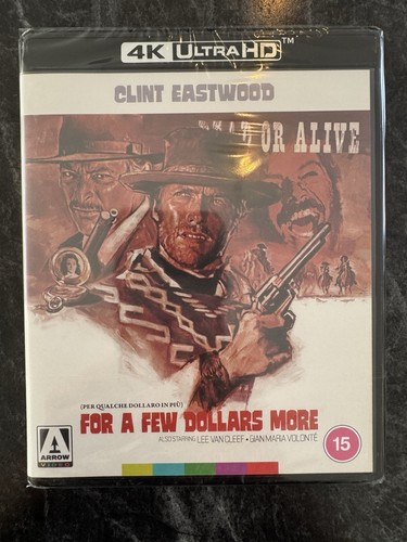 Clint Eastwood Movie: For a Few Dollars More 4K Arrow DVD | eBay