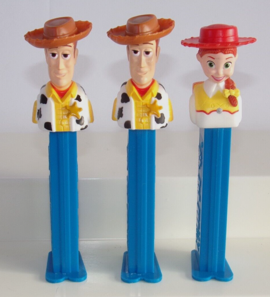 Disney Pixar Toy Story PEZ Woody Jessie Hamm Rex Cowboy Pig Dino ...