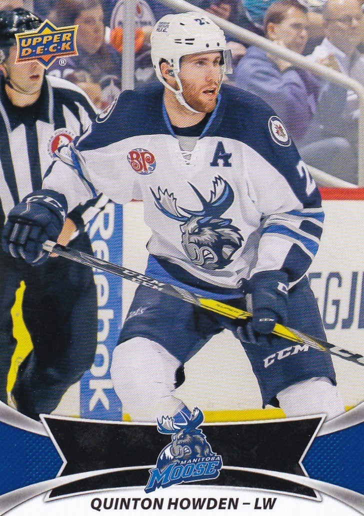 QUINTON HOWDEN 2016-17 16-17 UPPER DECK AHL BASE #29 MANITOBA MOOSE | eBay