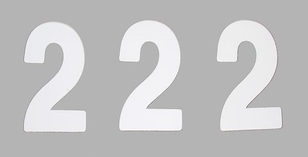 Factory Effex Mini Pro Number 4in. - No.2 - White - FX04-2562 | eBay