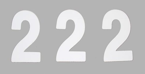 Factory Effex Mini Pro Number 4in. - No.2 - White - FX04-2562 | eBay