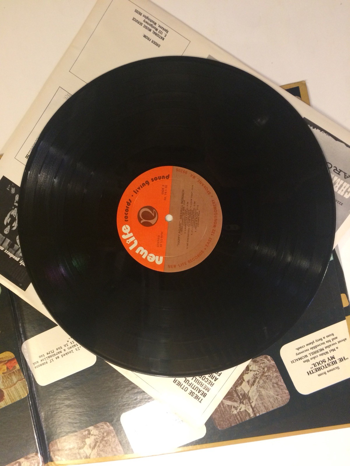 Merrill Womach ‎– Happy Again - New Life Records ‎– NL 74-1-10 vg/vg+ ...