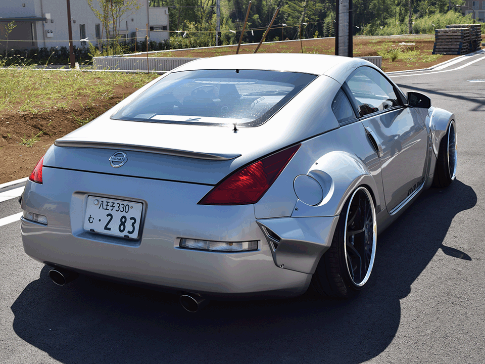 JDM Star Fender Flares dust fit Nissan fairlady 350Z z33 arch rb ...