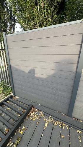 Composite fence slats 1760mm length by 150mm. Need 12 per 6ft high ...