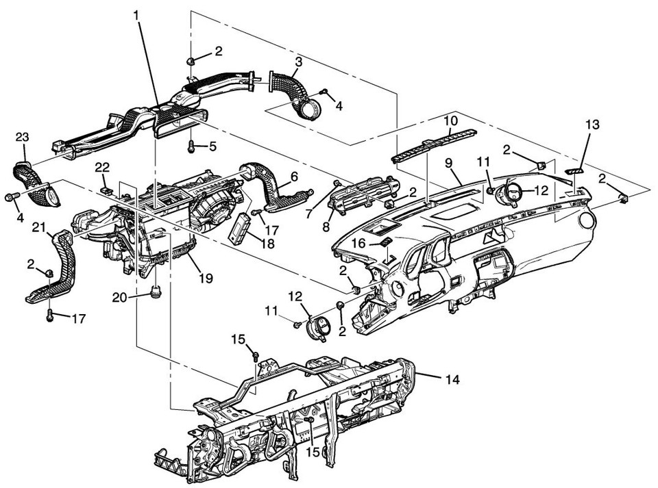 2014 Chevrolet Camaro Heather & Air Conditioning A/C Control Switch ...