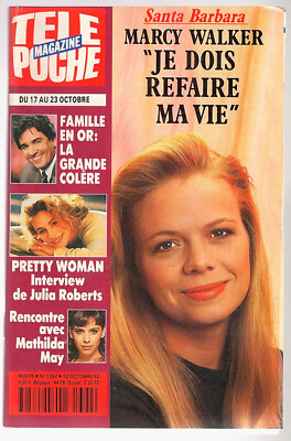 Télé Poche 1392 - 1992 MARCY WALKER_PATRICK ROY_JULIA ROBERTS_MATHILDA ...