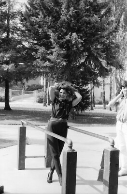 Vintage 1980's Photo Negative Fashion Model Beautiful Woman | eBay
