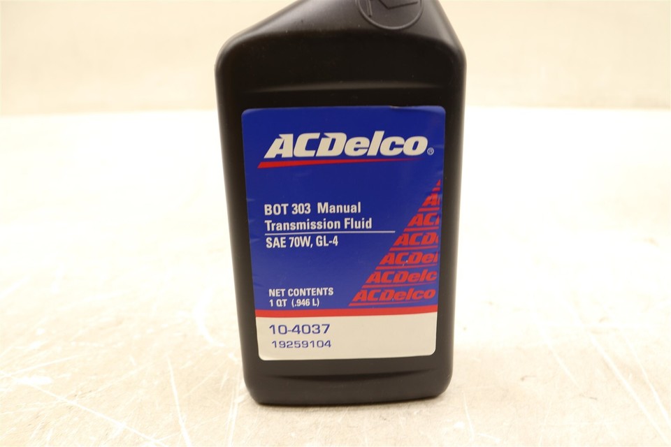 NEW ACDelco SAE 70W GL-4 BOT 303 Manual Transmission Fluid 1 Quart 10 ...