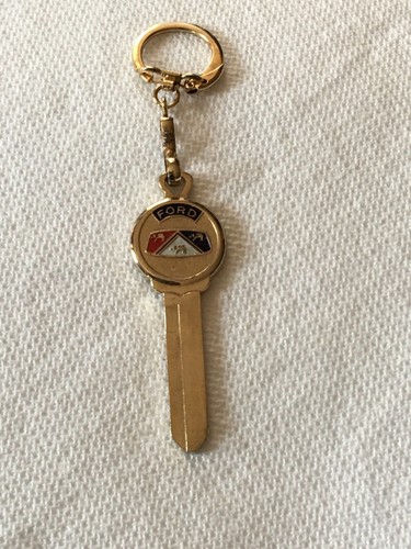 Vintage Ford Crest Metal Blank Keychain, Uncut Key Ring Accessory | eBay