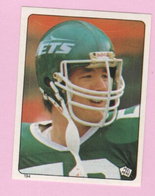 1983 Topps NFL Sticker Bob Crable #194 New York Jets | eBay