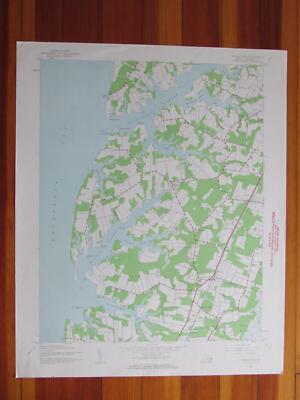 Franktown Virginia 1963 Original Vintage USGS Topo Map | eBay