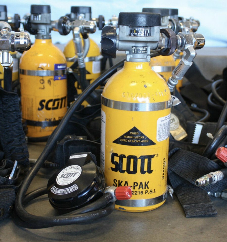 Scott SKA-PAK 5min Emergency Escape Bottle SABA Remote Mobile Air SCBA ...