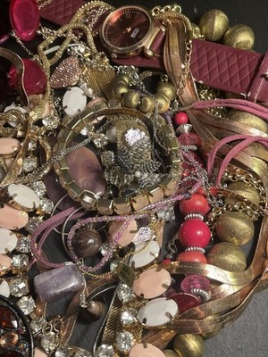 Job Lot Vintage modern Jewellery Costume Bundle Necklaces Bracelets ...