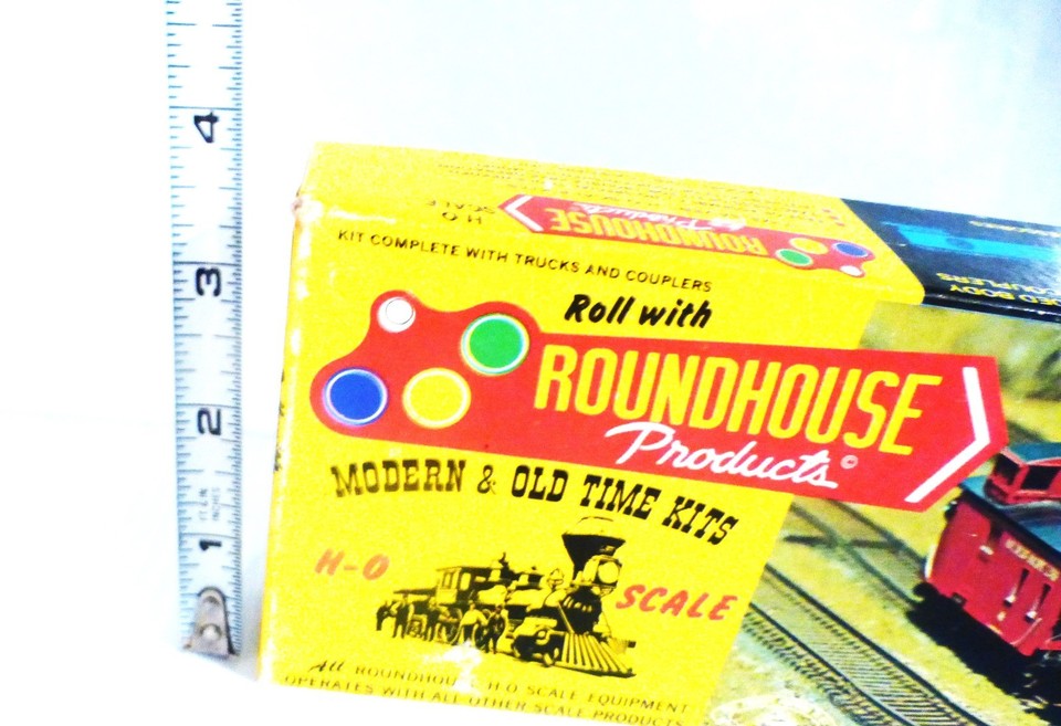 BOX ONLY Roll 1970's Roll With ROUNDHOUSE Modern & Old Time Kits Ho ...