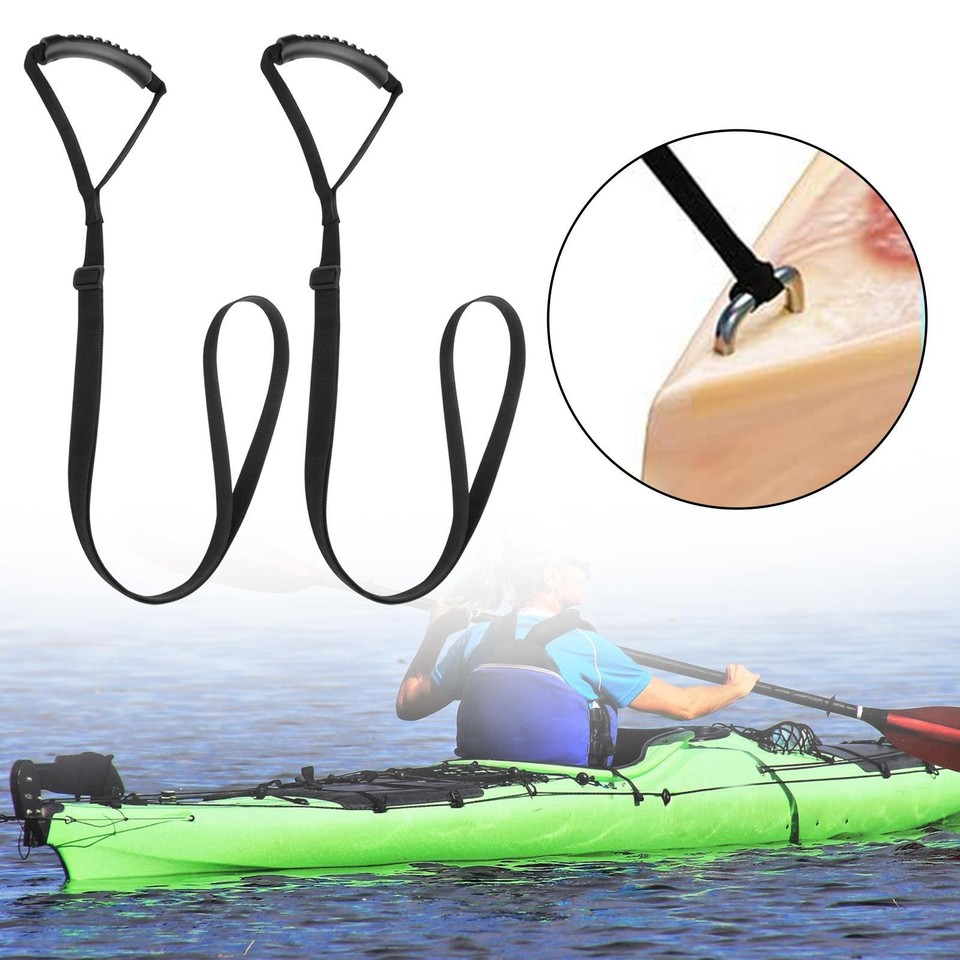 2x Kayak Stand up Assist Strap Dragging Accessories Kayak Towing Rope ...