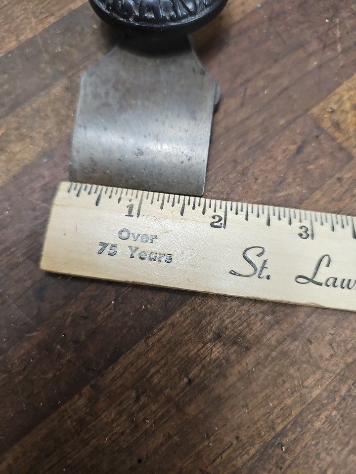 K51- Antique 1800s L. Bailey Victor Block Plane Lever Cap & Medallion ...