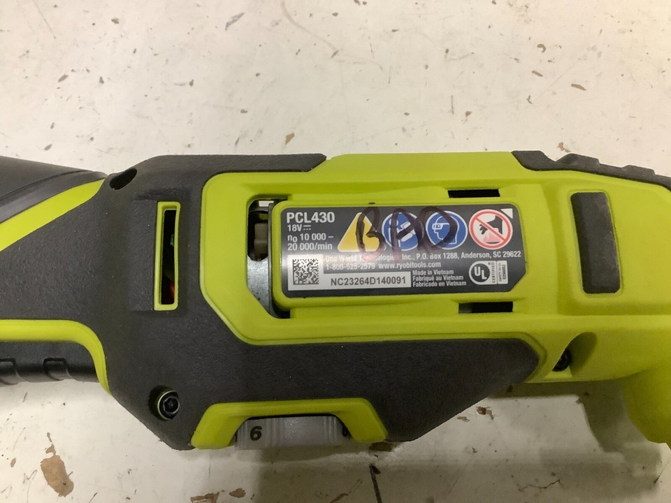 BROKEN Ryobi PCL430 18V One+ Cordless Oscillating Multi-Tool - FOR ...