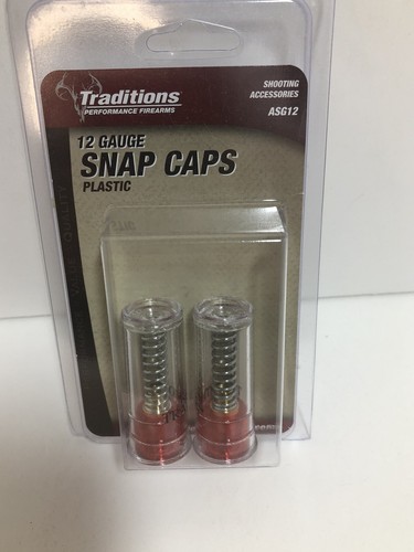 Traditions ASG12 Plastic Brass Base 12-Gauge Firearm Snap Caps 2-Pk | eBay