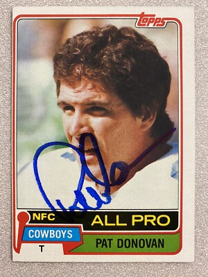 Pat Donovan signed DALLAS COWBOYS card 1981 TOPPS | eBay