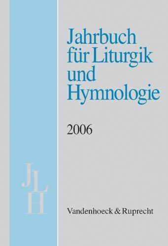 Jahrbuch Fur Liturgik Und Hymnologie Ser.: Jahrbuch FÃ"r Liturgik und ...