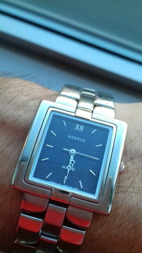 Orient Xernus L39104C Textured Dial Steel Watch Vintage Collection ...