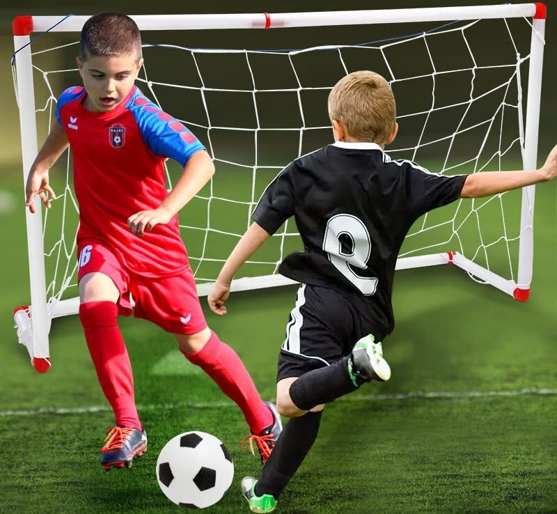 Kids Scoring Soccer Goals