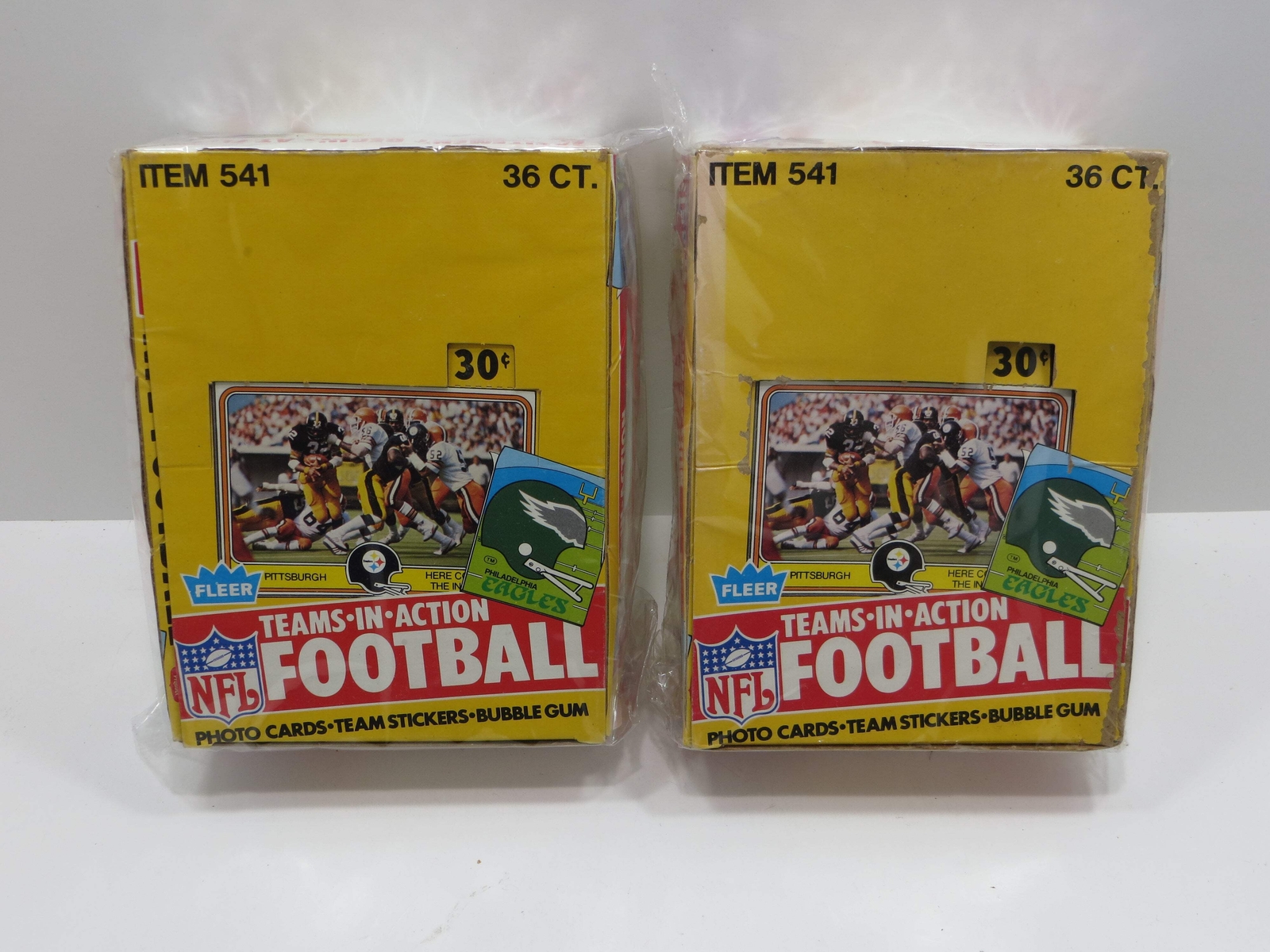 1981 FLEER FOOTBALL EMPTY WAX BOX Lot of 2 BOXES | eBay