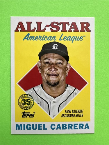 2023 Topps ALL STAR Miguel Cabrera 35th Anniversary! FINAL SEASON! 📈🐅🔥 ...