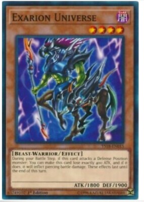 Yu-Gi-Oh! Exarion Universe - YS18-EN015 - Common - 1st Edition Mint/NM ...