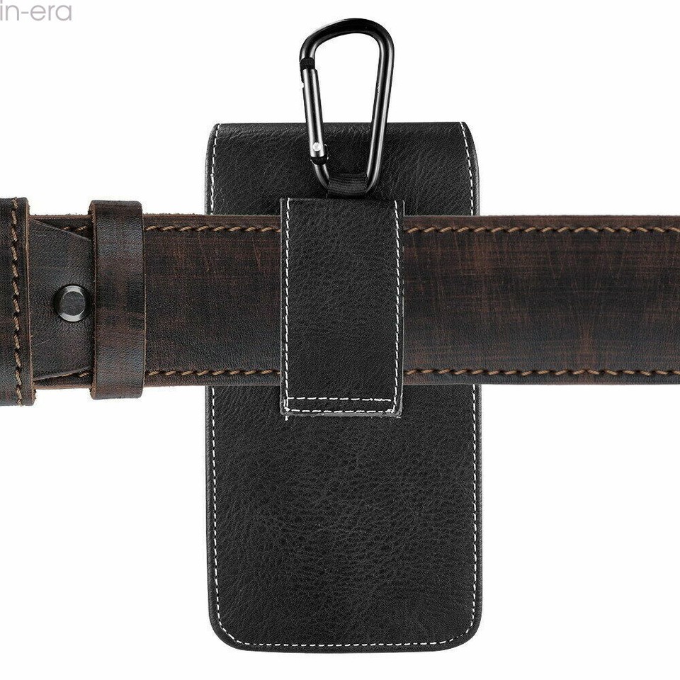 Universal Cell Phone Case Pouch Holster w/ Belt Loop Metal Clip for ...