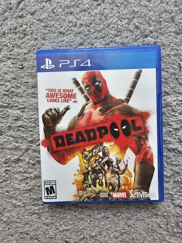 DEADPOOL SONY PLAYSTATION 4 2015 PS4 RARE AND OUT OF PRINT GAME BLURAY ...