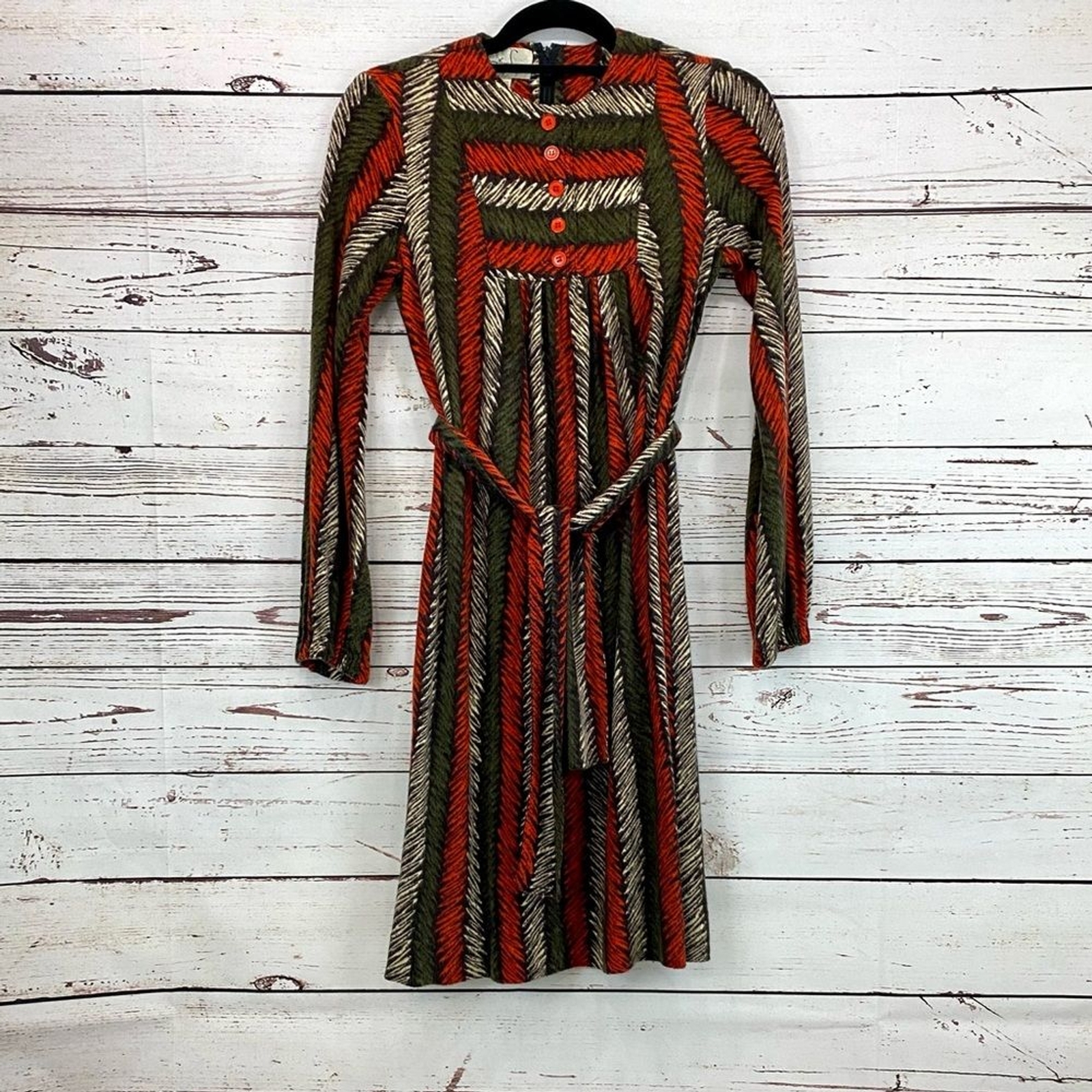 Vintage Jonathan Logan 1960’s House Dress orange and… - Gem