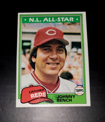 1981 Topps #600 Johnny Bench All- Star | eBay