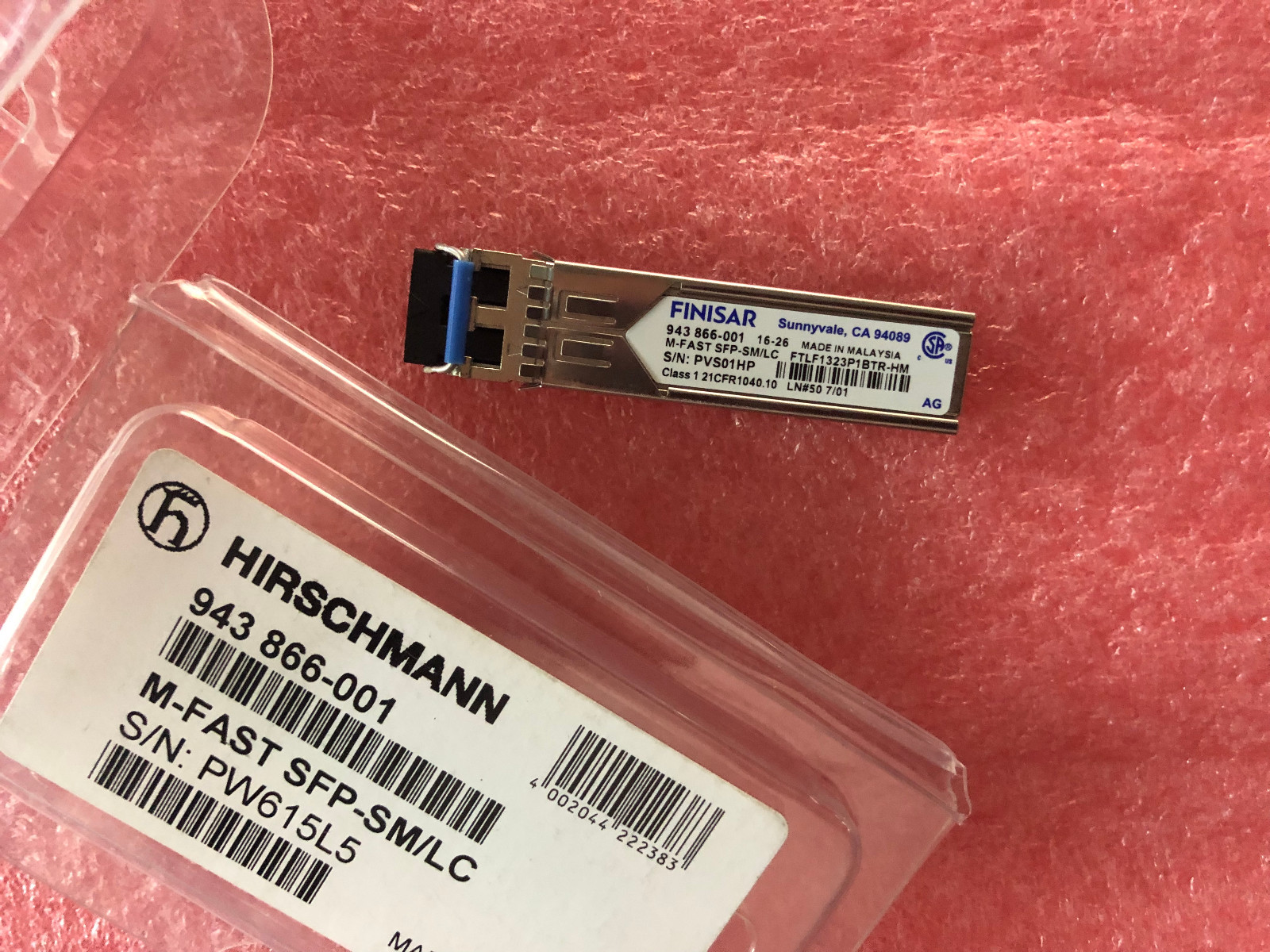 HIRSCHMANN 943 866-001 M-FAST SFP-SM/LC for RS32 Rail Switch | eBay