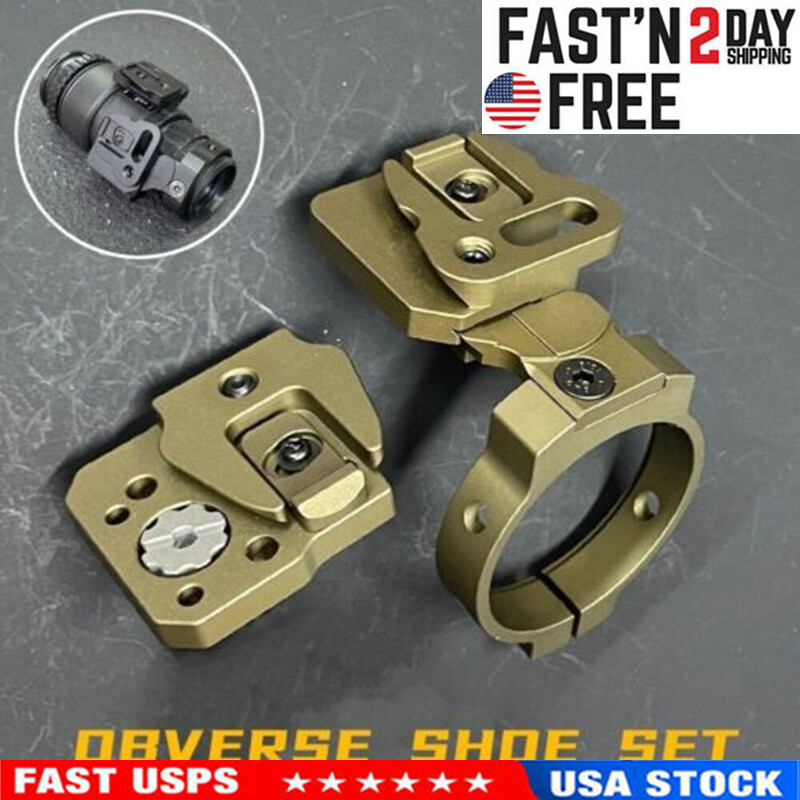 NVG Mount OSS OBVERSE SHOE SET Dovetail Shoe RQE KVC Universal Bridge ...