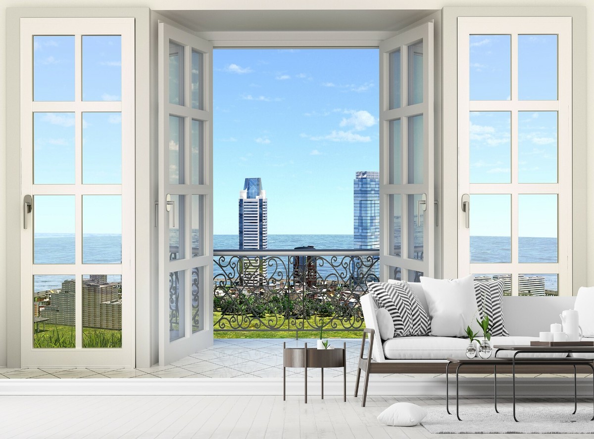 Window City View Wallpaper