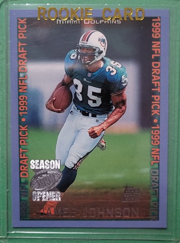 1999 Topps Season Opener James Johnson Rookie Miami Dolphins #154 | eBay