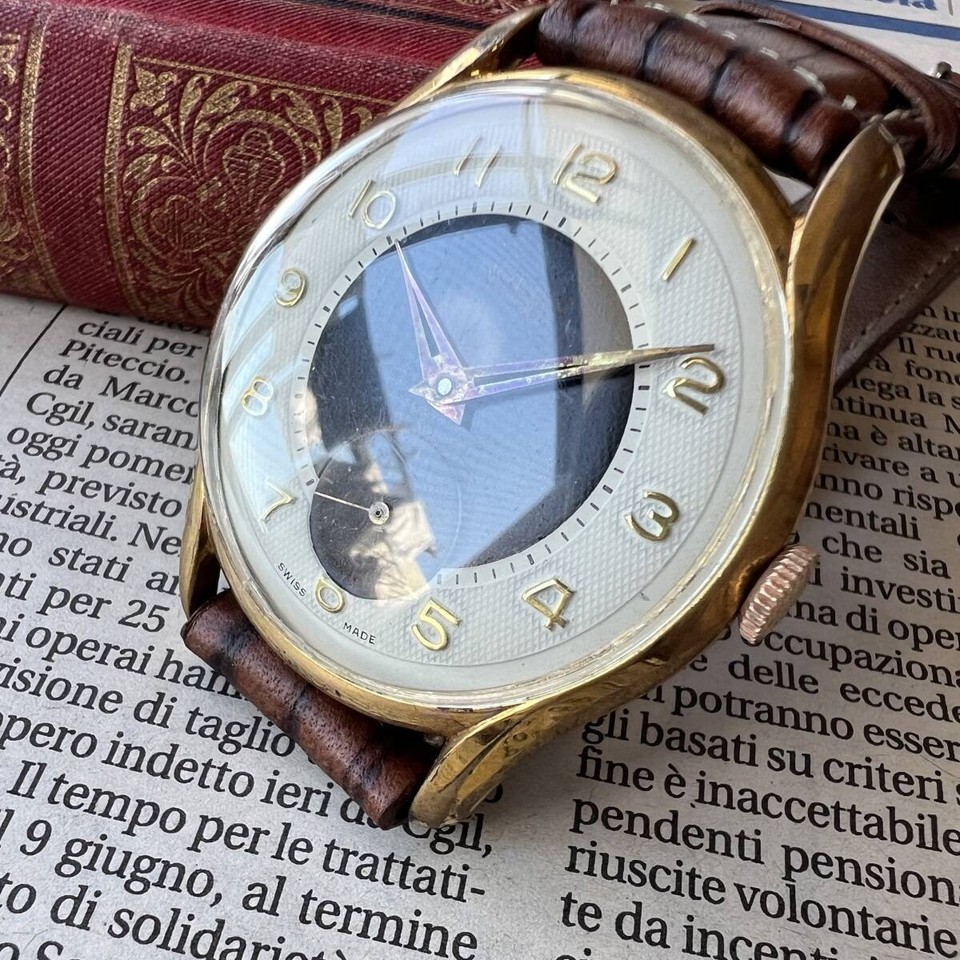 ROLEX marconi Marconi 1910 18KGP manual winding good working men's ...