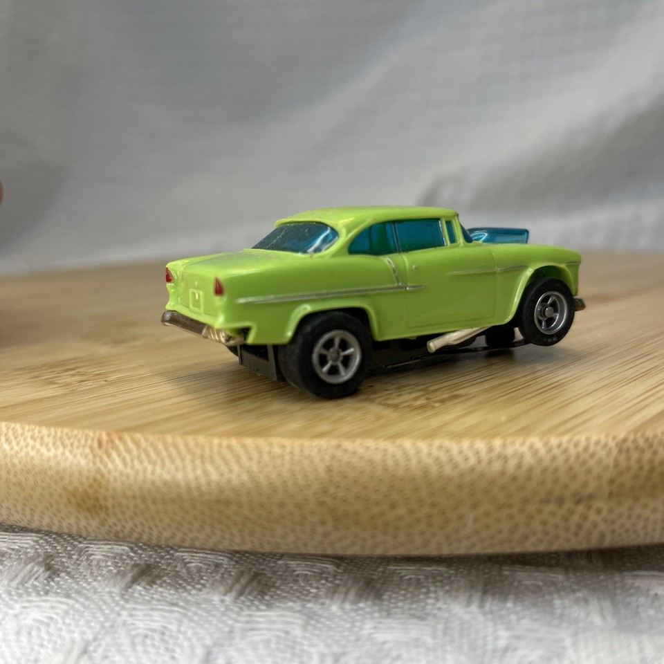 Vintage Aurora AFX Slot Car - #1777 1955 '55 CHEVY BEL AIR (Green ...