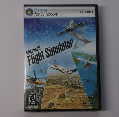 Microsoft Flight Simulator X PC DVD 2006 Windows Complete w Key ...