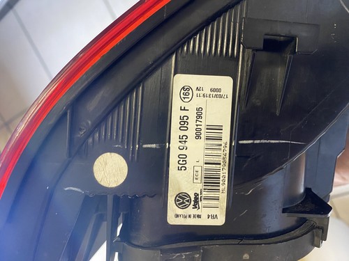 2014 VOLKSWAGEN GOLF Left Passenger N/S Outer Rear Light Tail Lamp ...