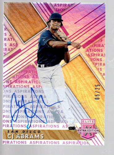 2019 Panini Elite Extra Edition - C.J. Abrams #6 Aspirations Purple ...