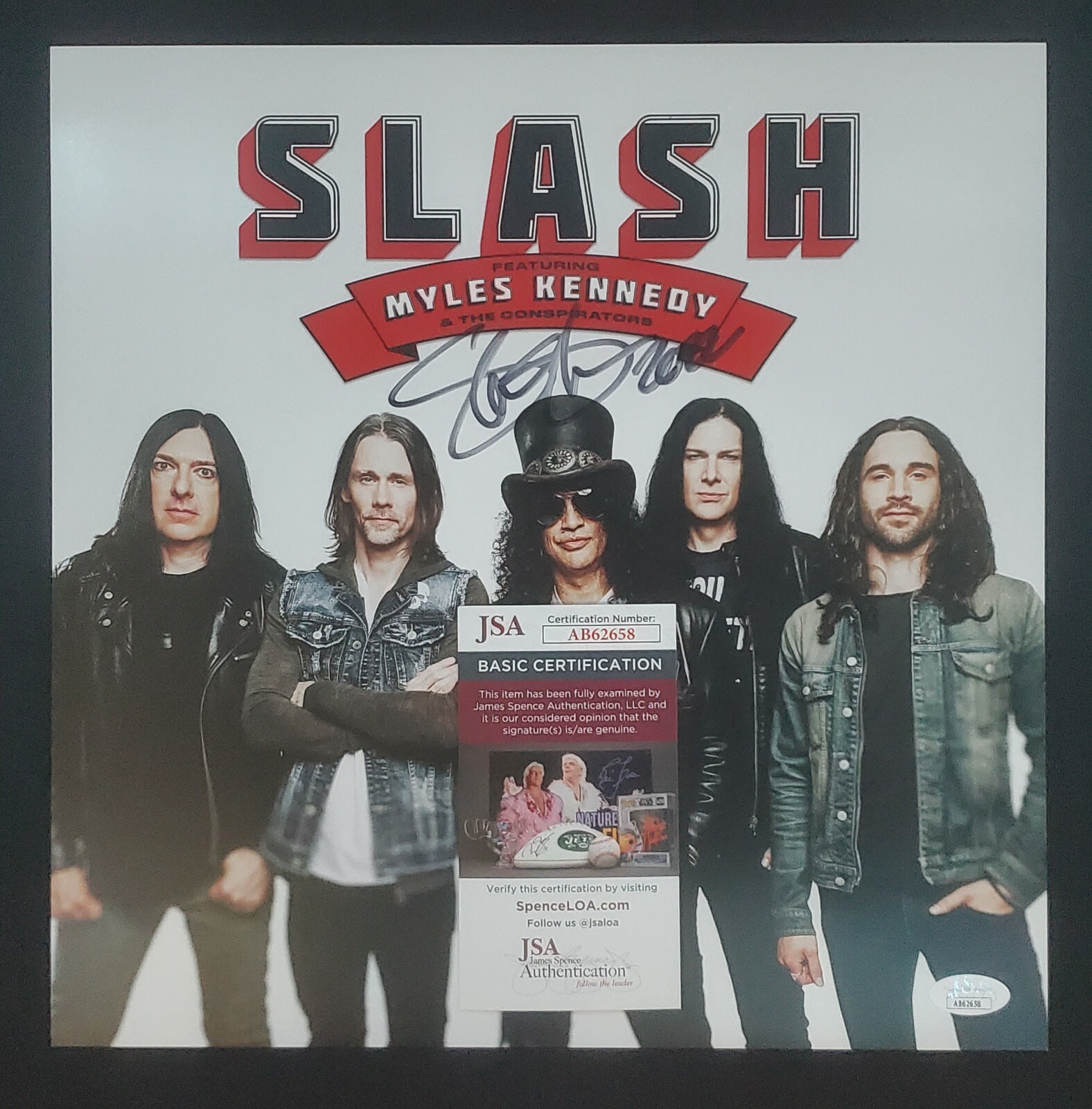 Slash Autographed Signed Slash With Miles Kennedy' 12X12Inch Album ...