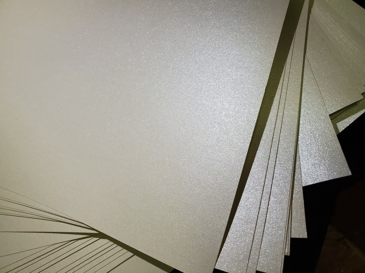 Pearl Shimmer Cardstock Paper