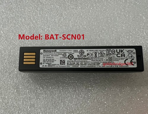 New 2400mAh BAT-SCN01 Battery for Honeywell Barcode Scanner 1902 1202 ...