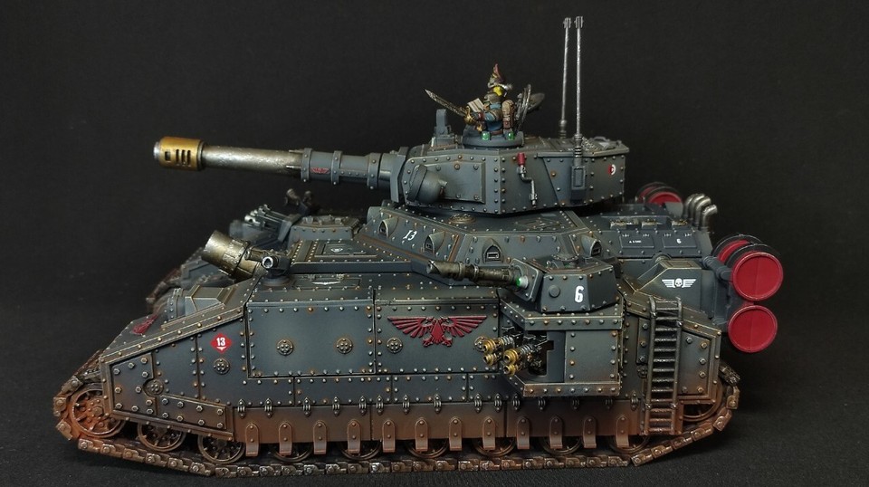 Warhammer 40k comission painted Militarum Death Korps of Krieg ...