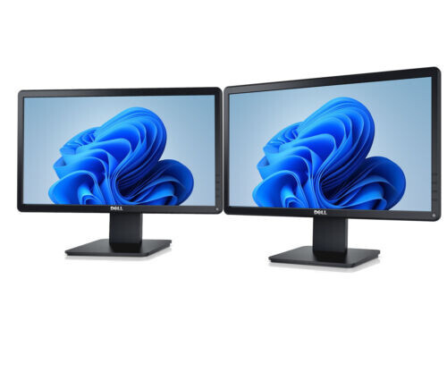 HP/Dell/Samsung 20" PAIR Matching DUAL FULL LCD LED Gaming GRADE A 2 ...